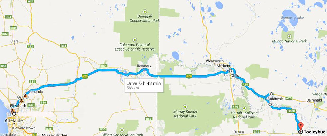 2014 – Tooleybuc – The Lodge Caravan without kid's